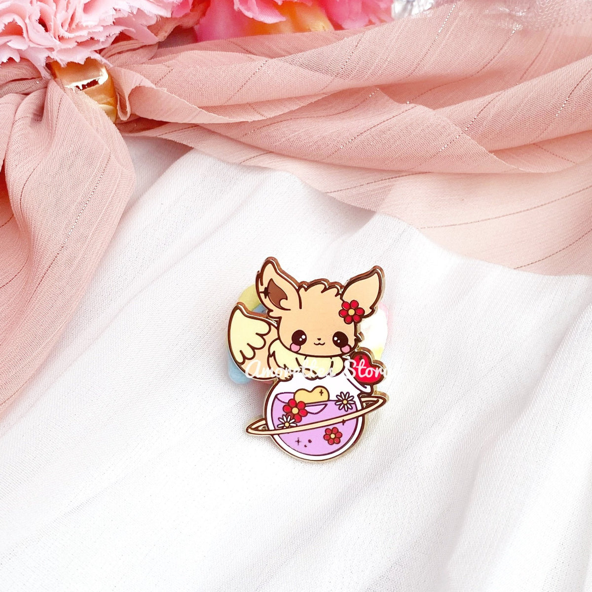 Eeveelution Eevee Potion Enamel Pin Amorettes Story